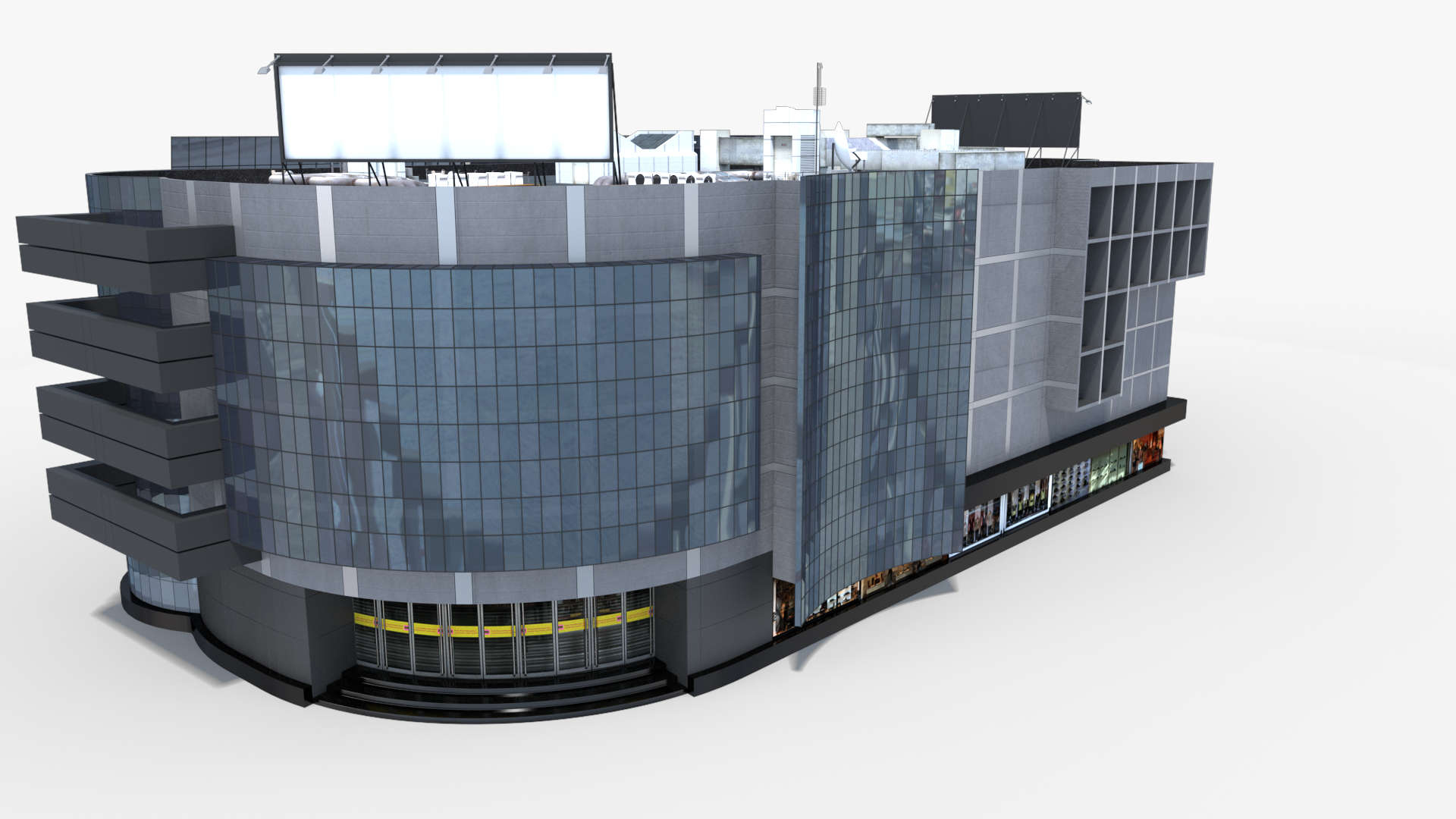 Shop mall model - TurboSquid 1581703