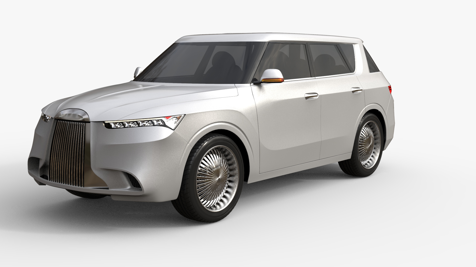 3D Model Generic Futuristic SUV New Car Concept Design - TurboSquid 1839826
