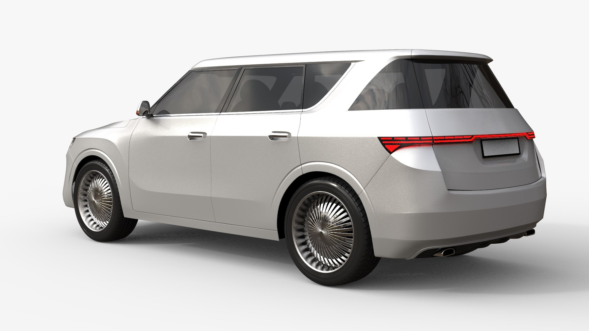 3D Model Generic Futuristic SUV New Car Concept Design - TurboSquid 1839826