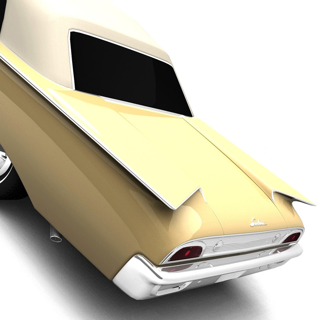 1960 sunliner c4d