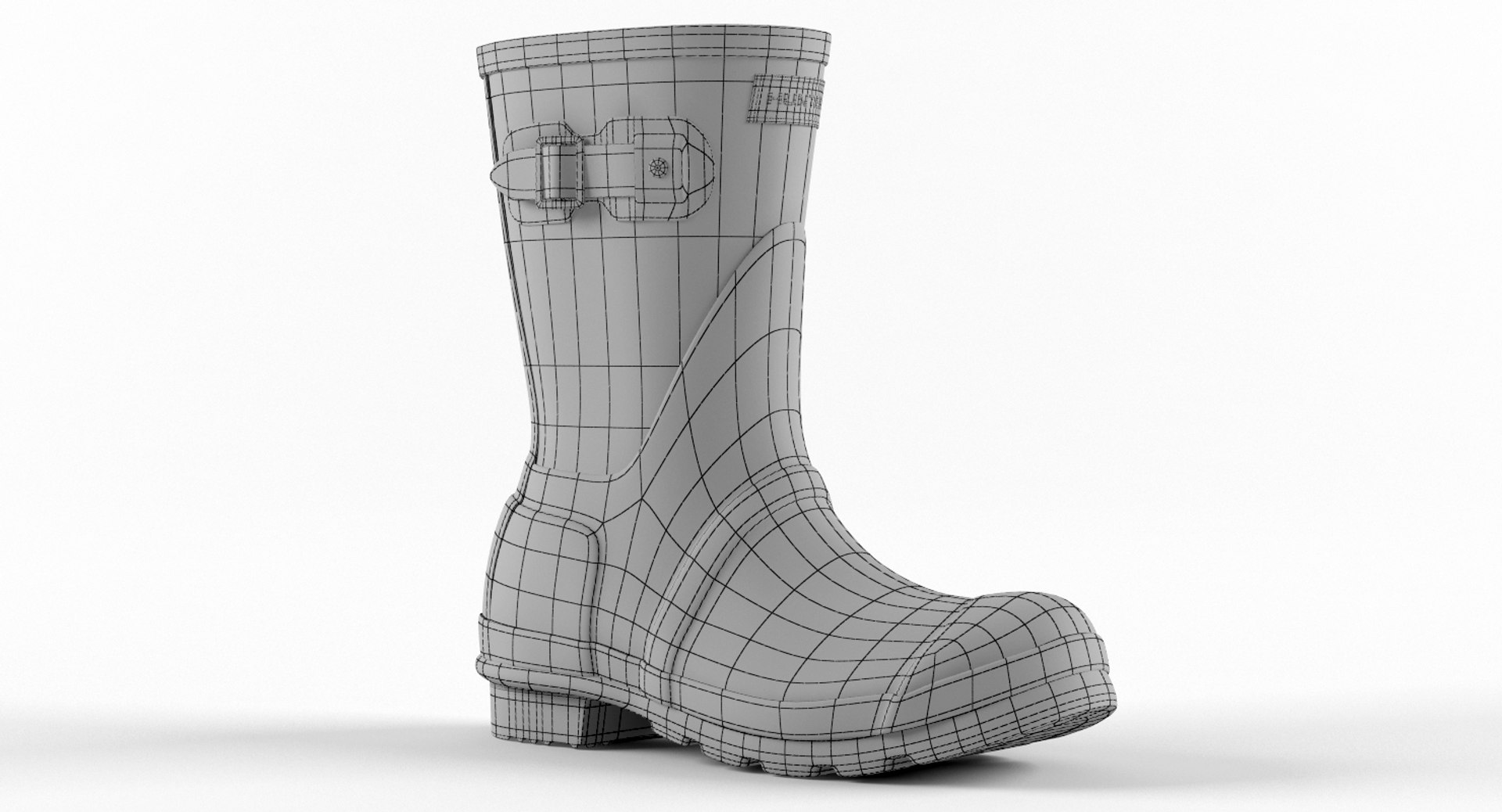 rain boot 3d model