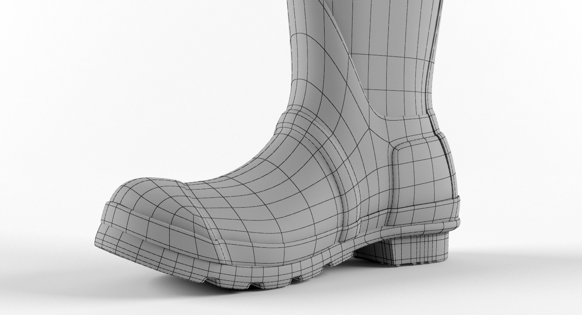 rain boot 3d model