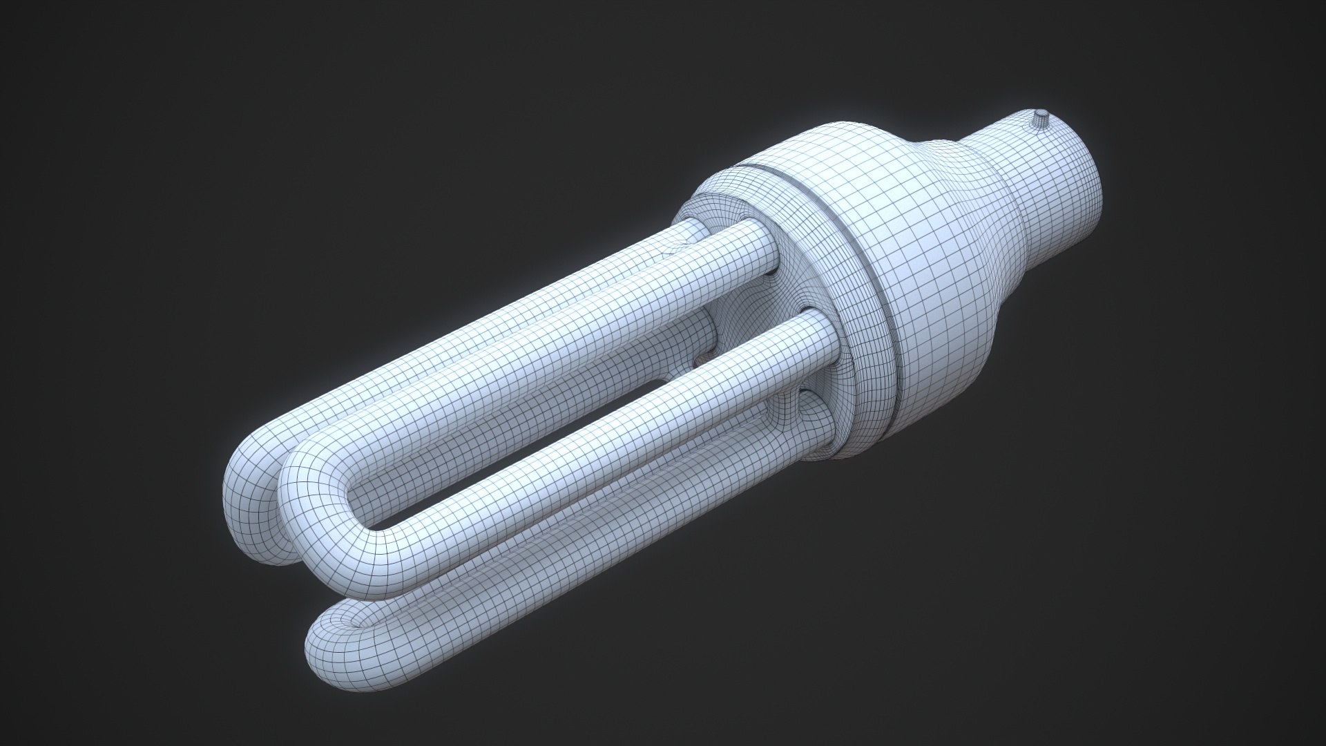 3D CFL Bulb - TurboSquid 2078784