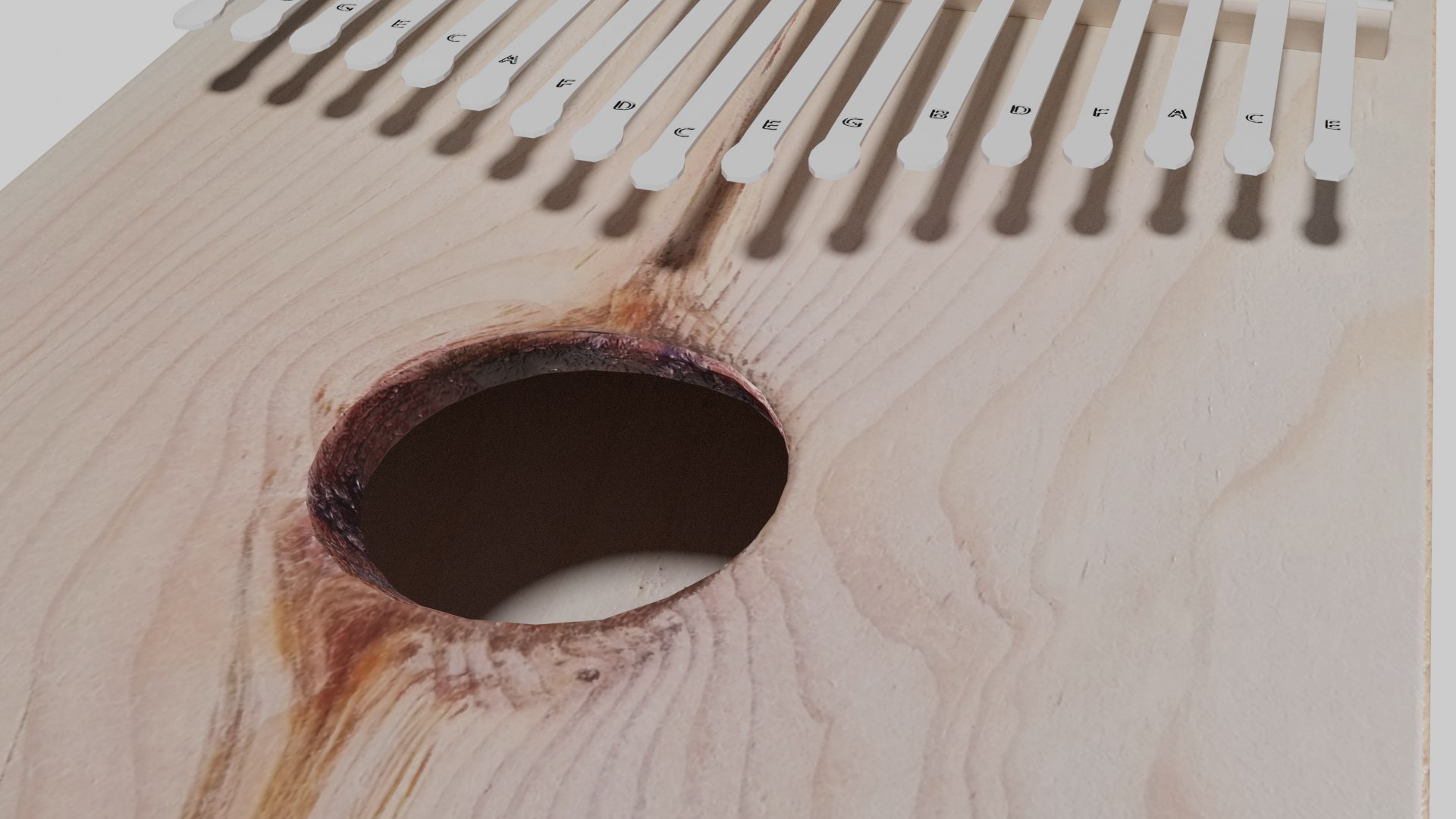 17 Key Kalimba Model - TurboSquid 1497413