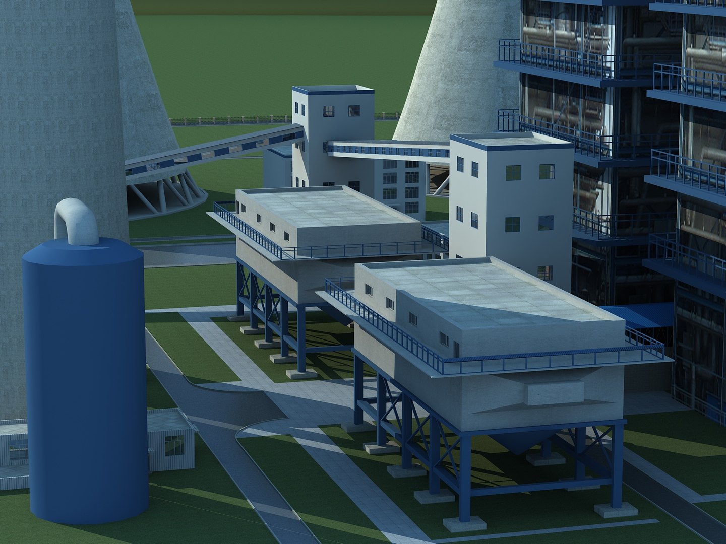 Power Station 1 3D Model - TurboSquid 2072559