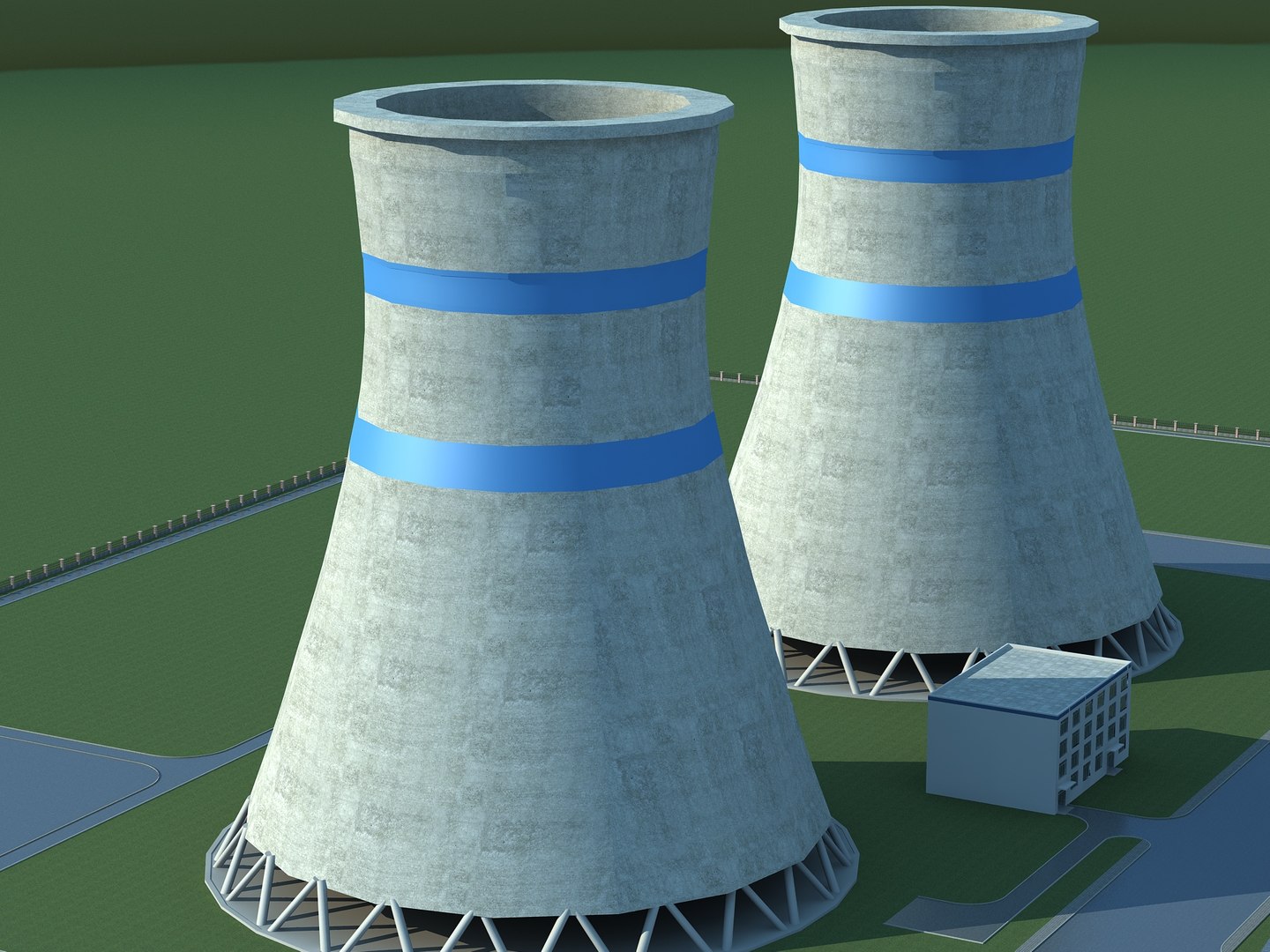 Power Station 1 3D Model - TurboSquid 2072559
