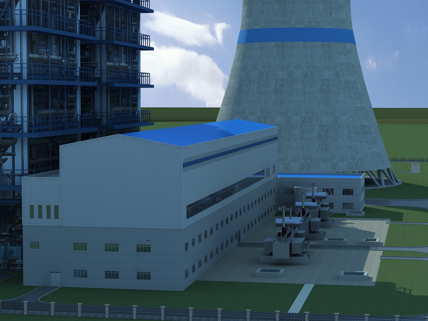 Power Station 1 3D Model - TurboSquid 2072559