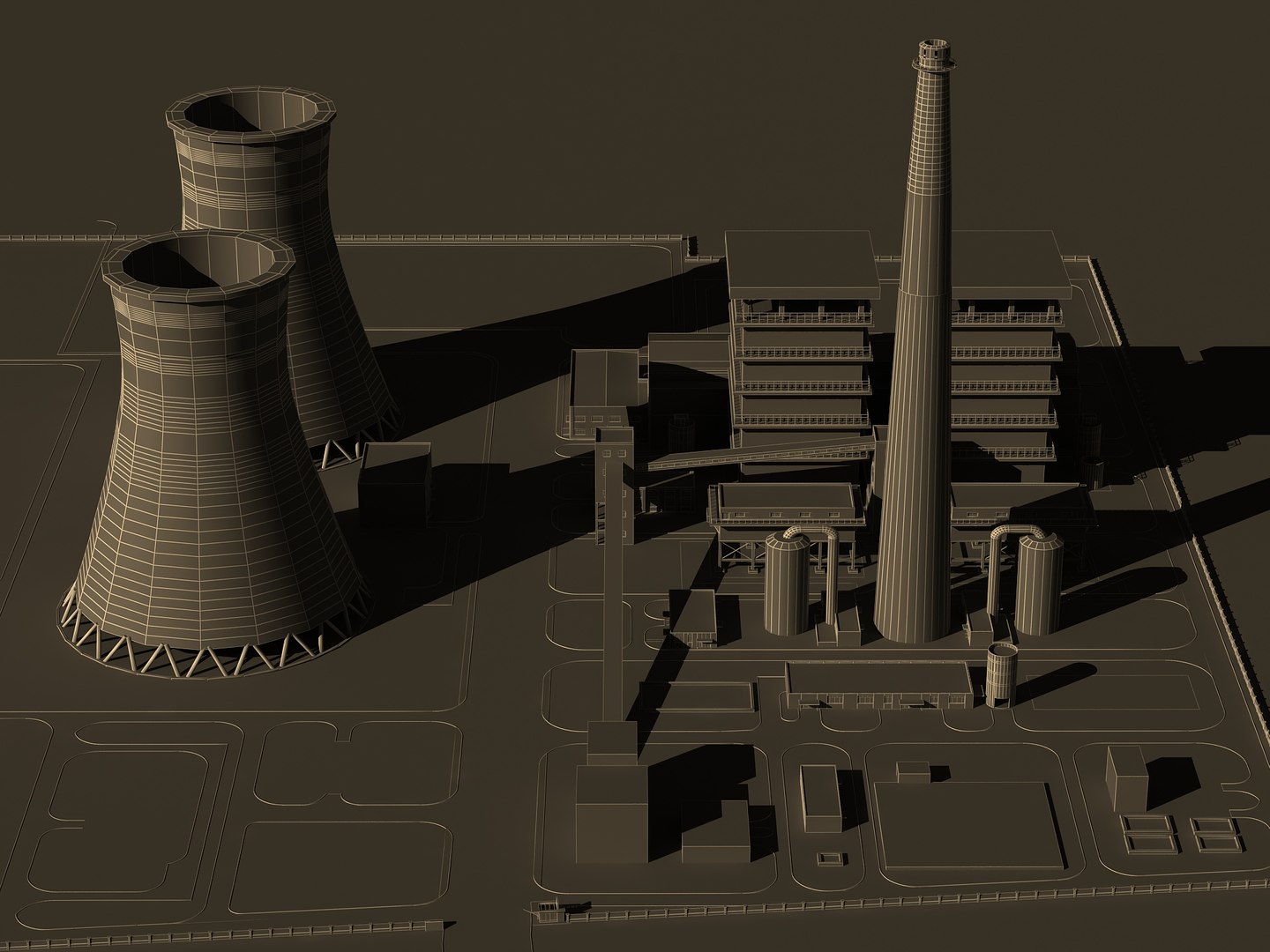 Power Station 1 3D Model - TurboSquid 2072559