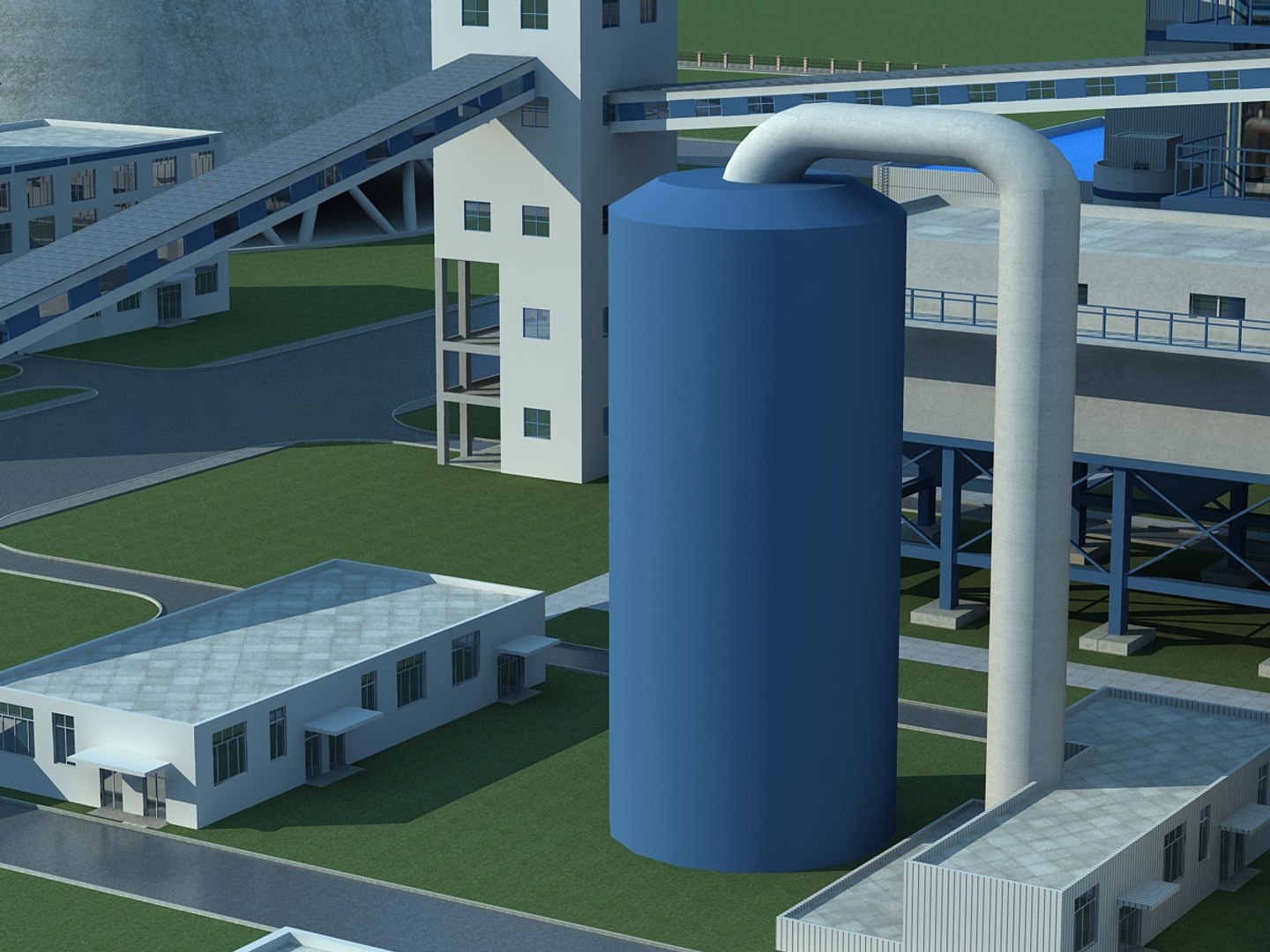 Power Station 1 3D Model - TurboSquid 2072559