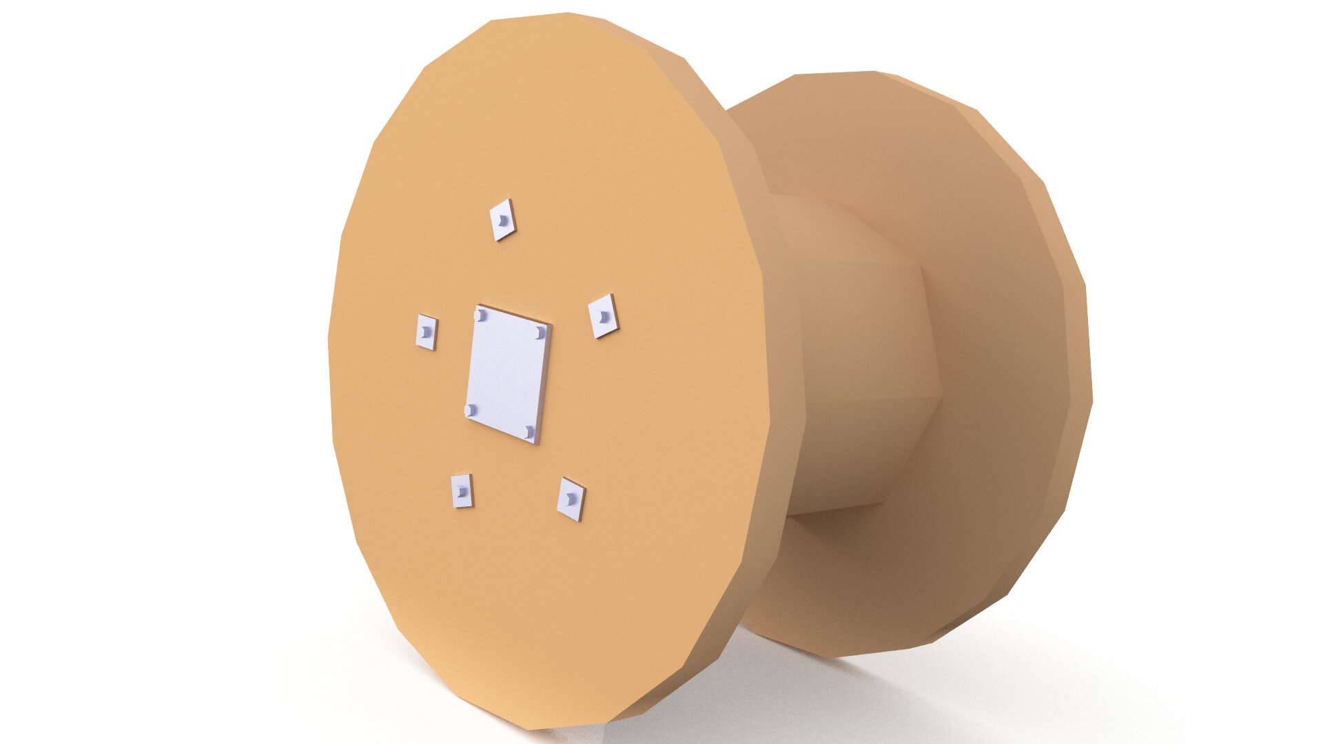 Spool Cable Wooden 3D Model - TurboSquid 1525759