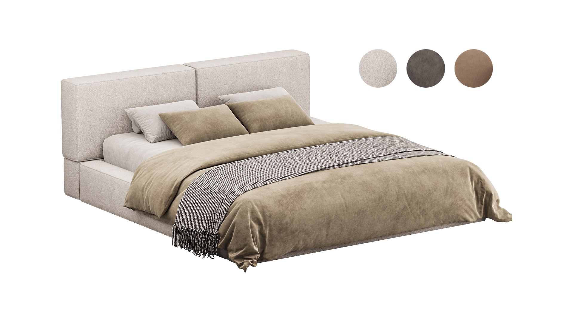 The JILL Bed 3D Model - TurboSquid 2346687