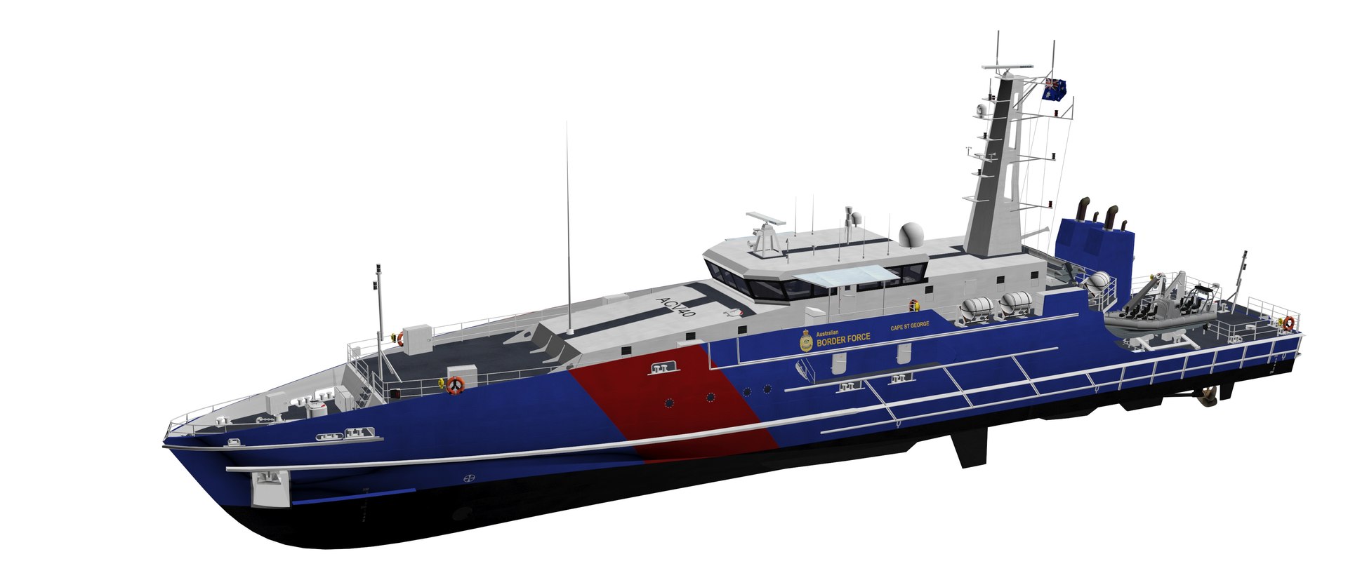 Patrouillenboot der Cape-Klasse - ACV Cape St. George 3D-Modell ...