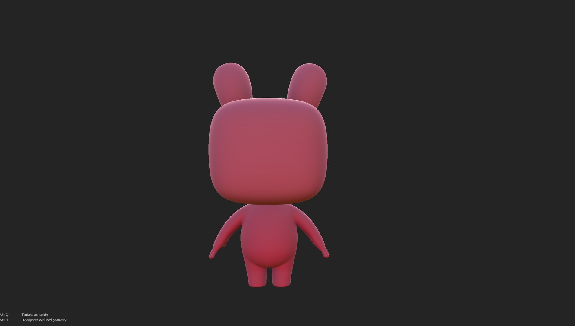 3D Cartoon Rabbit model - TurboSquid 2000110