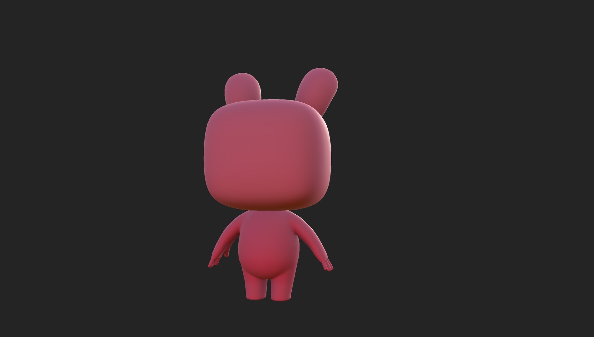 3D Cartoon Rabbit model - TurboSquid 2000110
