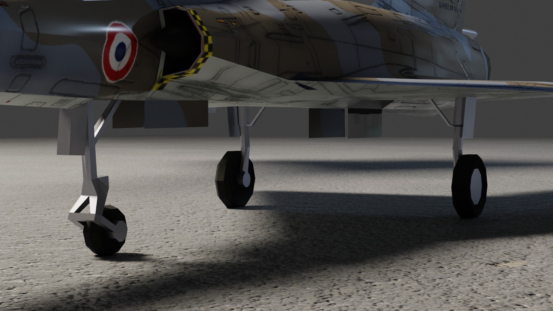 3D Dassault Mirage III Lowpoly Jet Fighter Model - TurboSquid 1870028