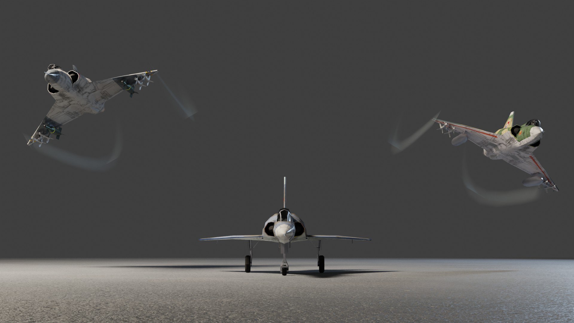 3D Dassault Mirage III Lowpoly Jet Fighter Model - TurboSquid 1870028