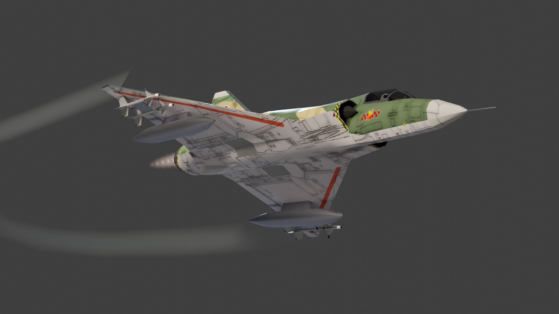 3D Dassault Mirage III Lowpoly Jet Fighter Model - TurboSquid 1870028