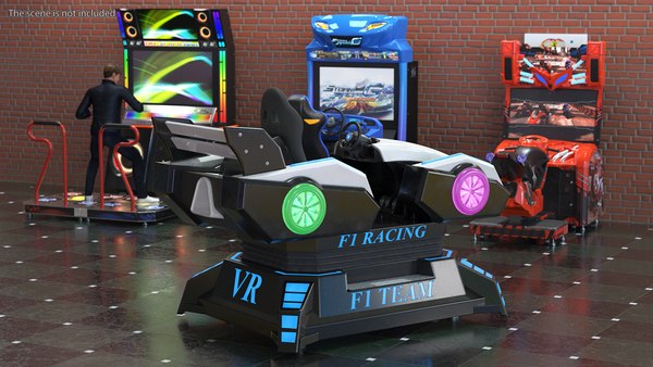 Virtual Reality Racing Game On 3D model - TurboSquid 1789501