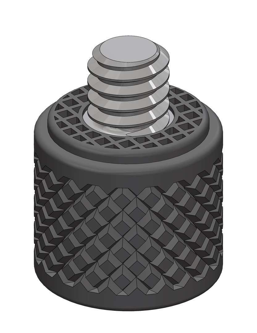 1point4inch To M8 Adapter 3D Model - TurboSquid 2328466