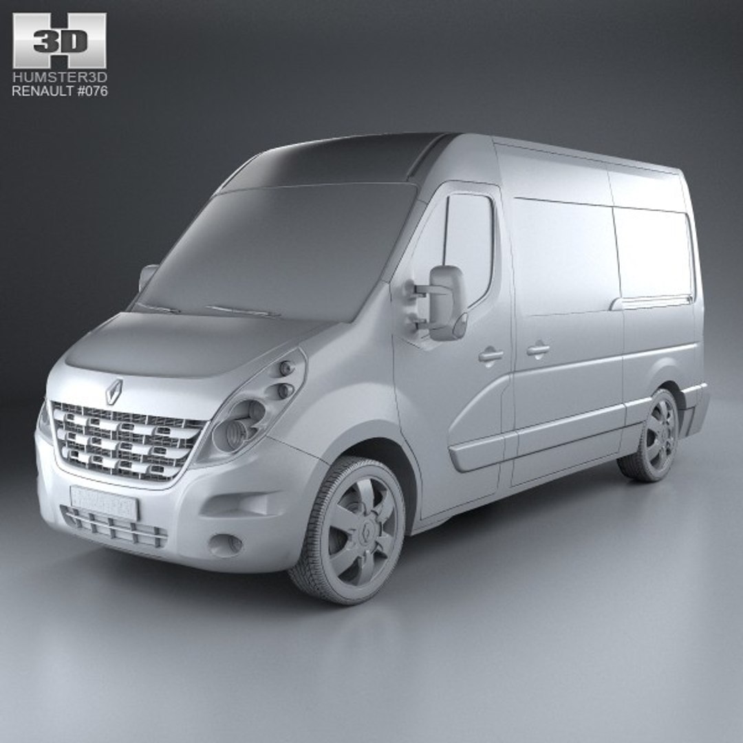 Van Passenger Renault 3d Model