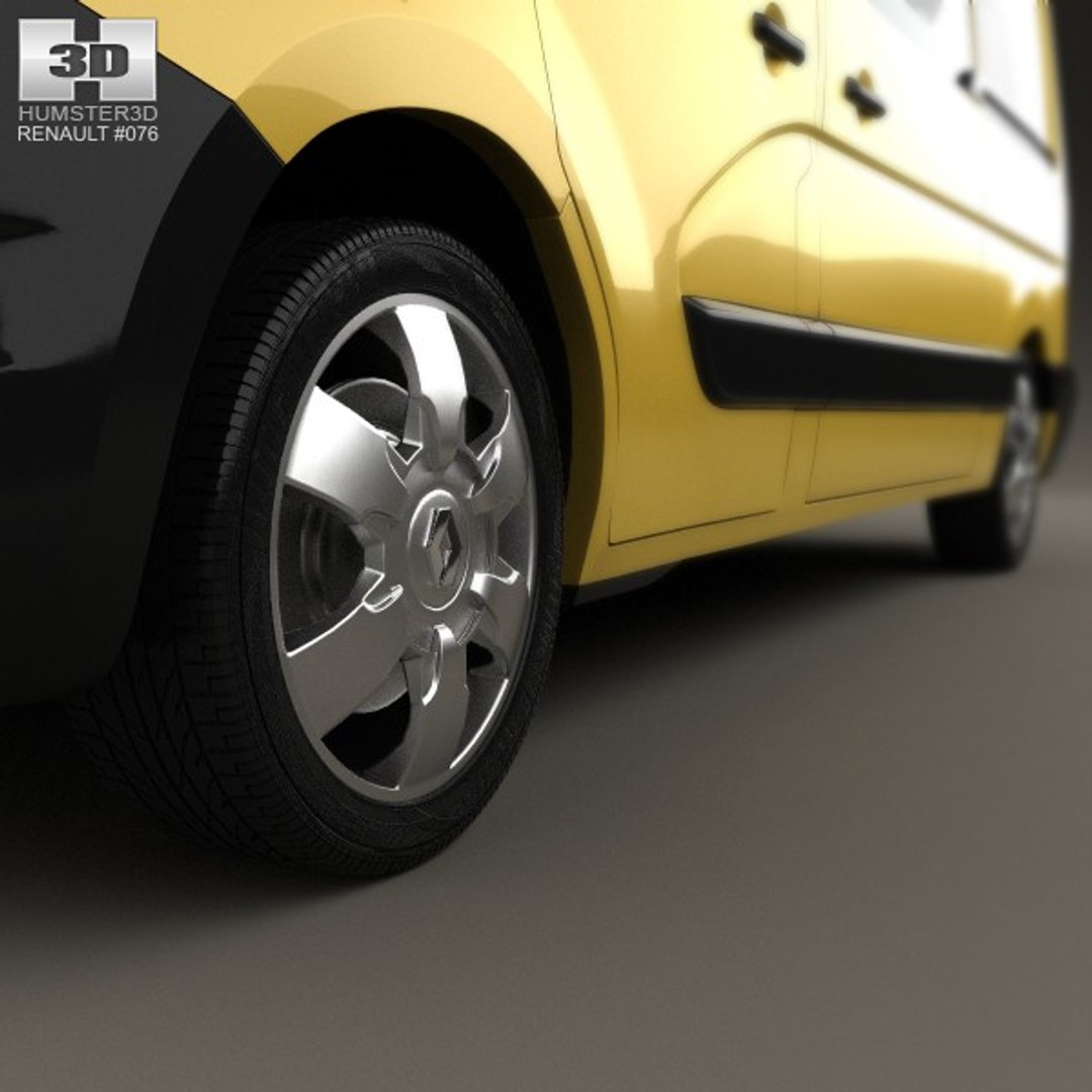 Van Passenger Renault 3d Model