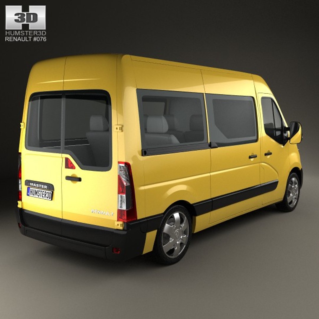 Van Passenger Renault 3d Model