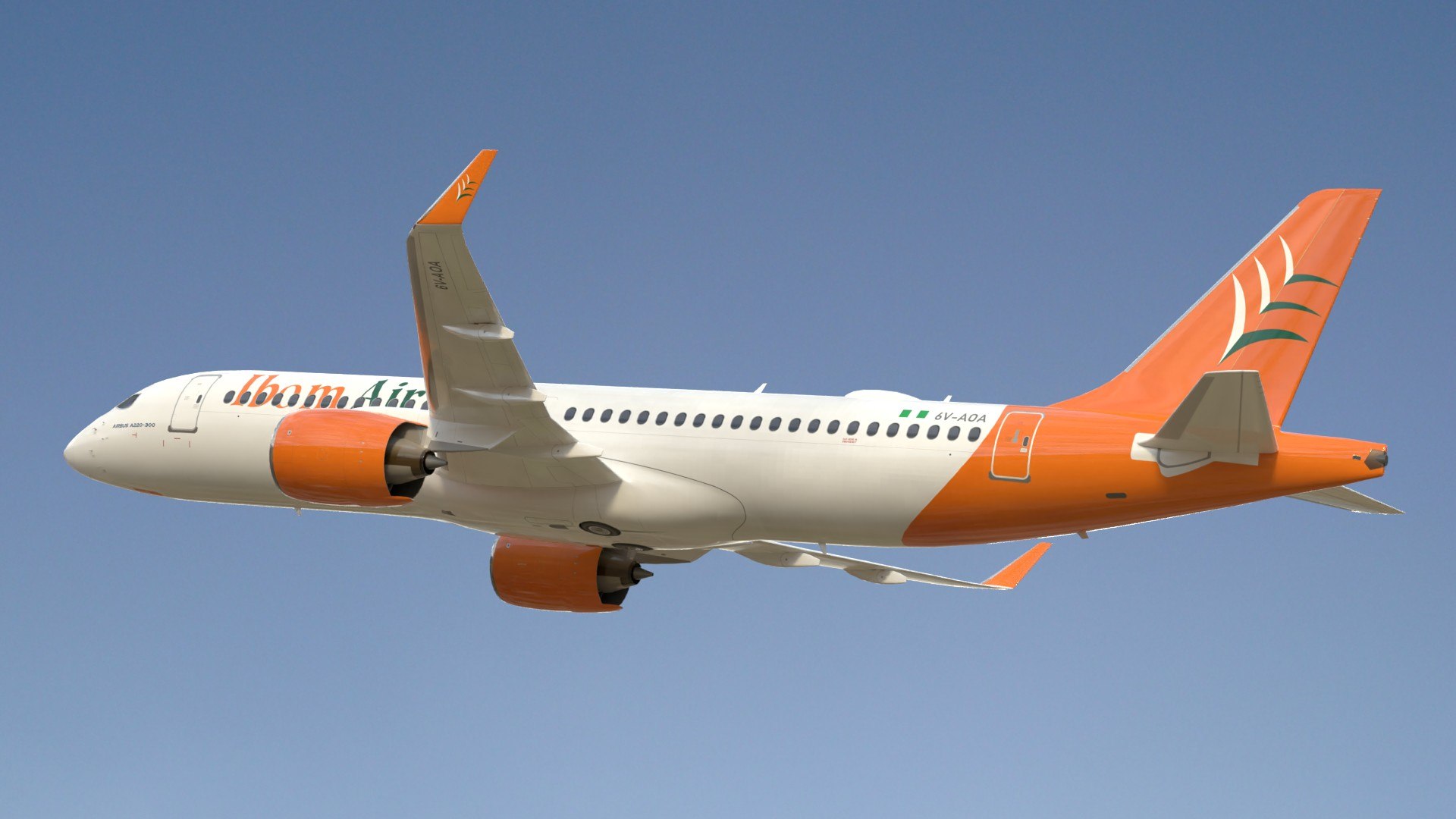 3D Ibom Air A220 SC Model - TurboSquid 2259825