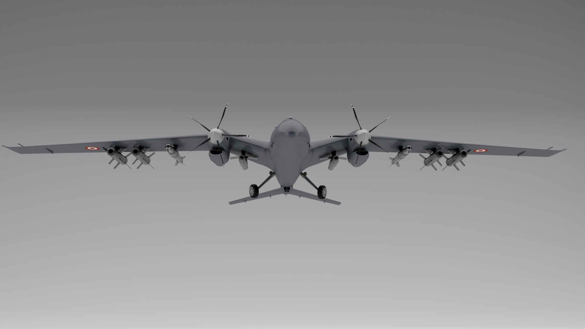 3D Model Baykar Bayraktar Akinci - TurboSquid 2182984