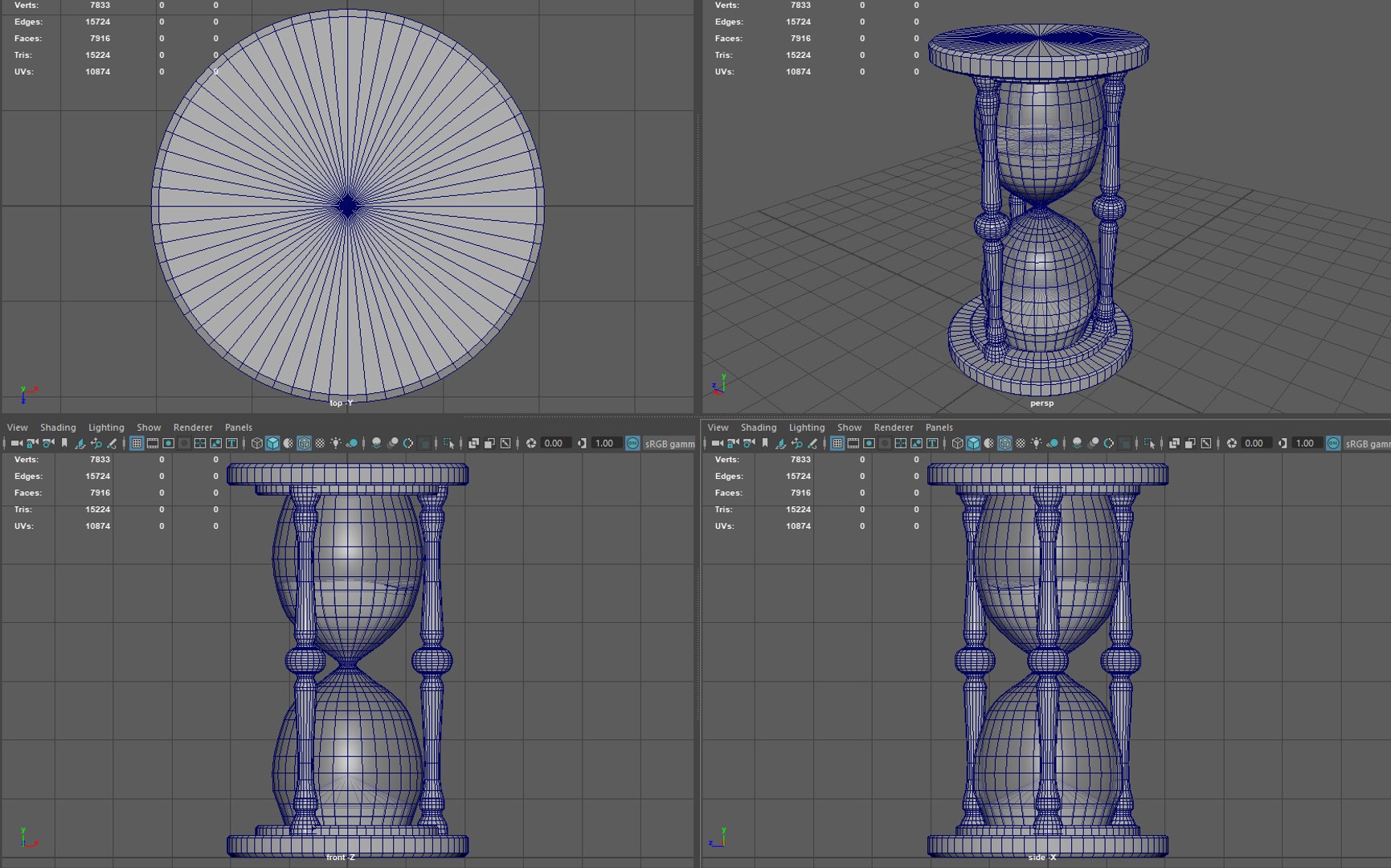 3D Hourglass - TurboSquid 2203396