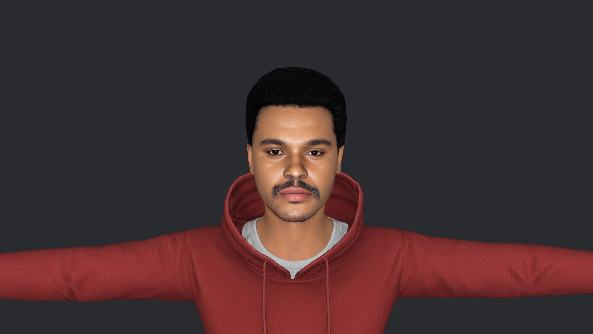 The Weeknd Hyper Realistic Full Body Fully Rigged Character Model ...