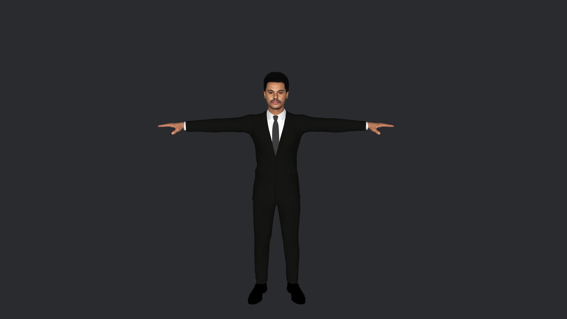 The Weeknd Hyper Realistic Full Body Fully Rigged Character Model ...