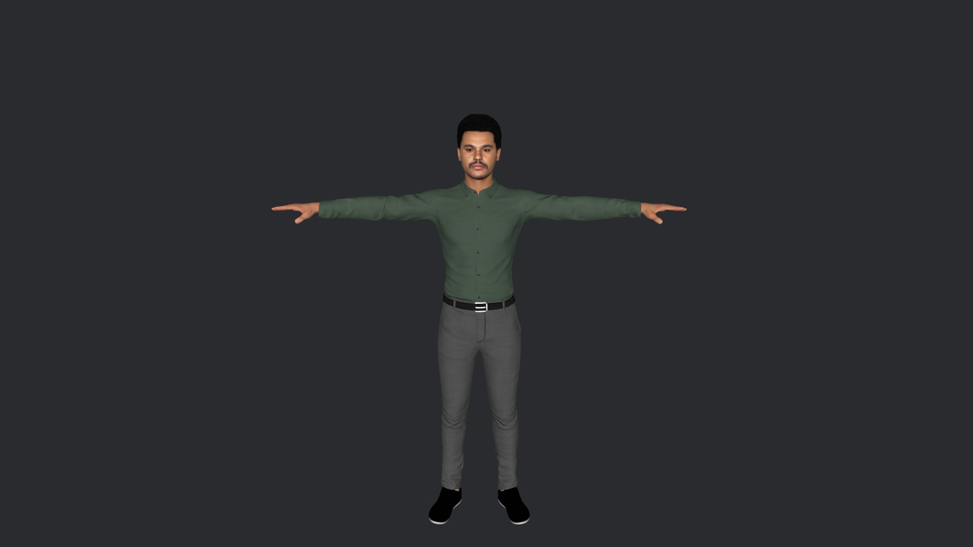 The Weeknd Hyper Realistic Full Body Fully Rigged Character Model ...
