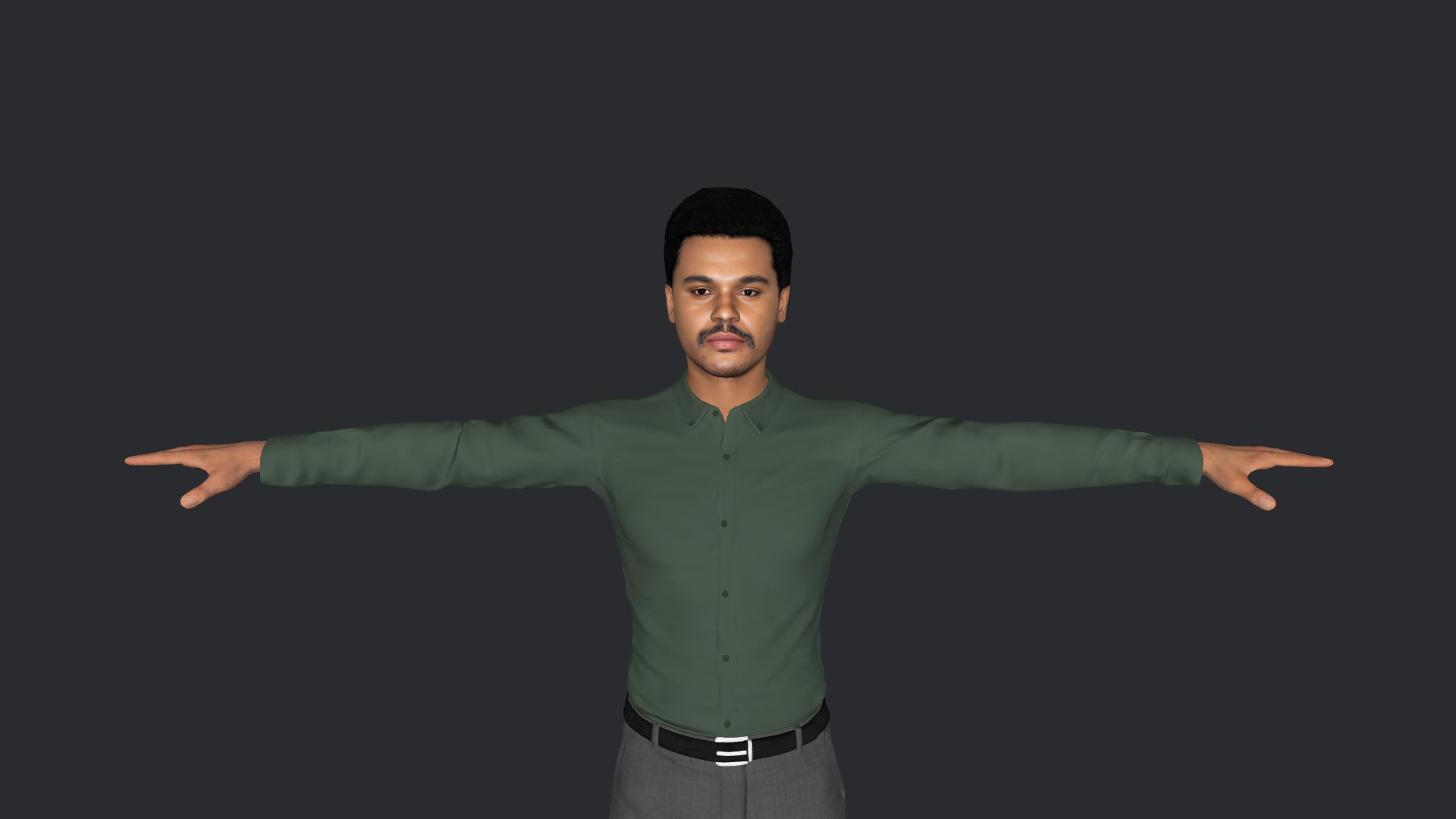 The Weeknd Hyper Realistic Full Body Fully Rigged Character Model ...