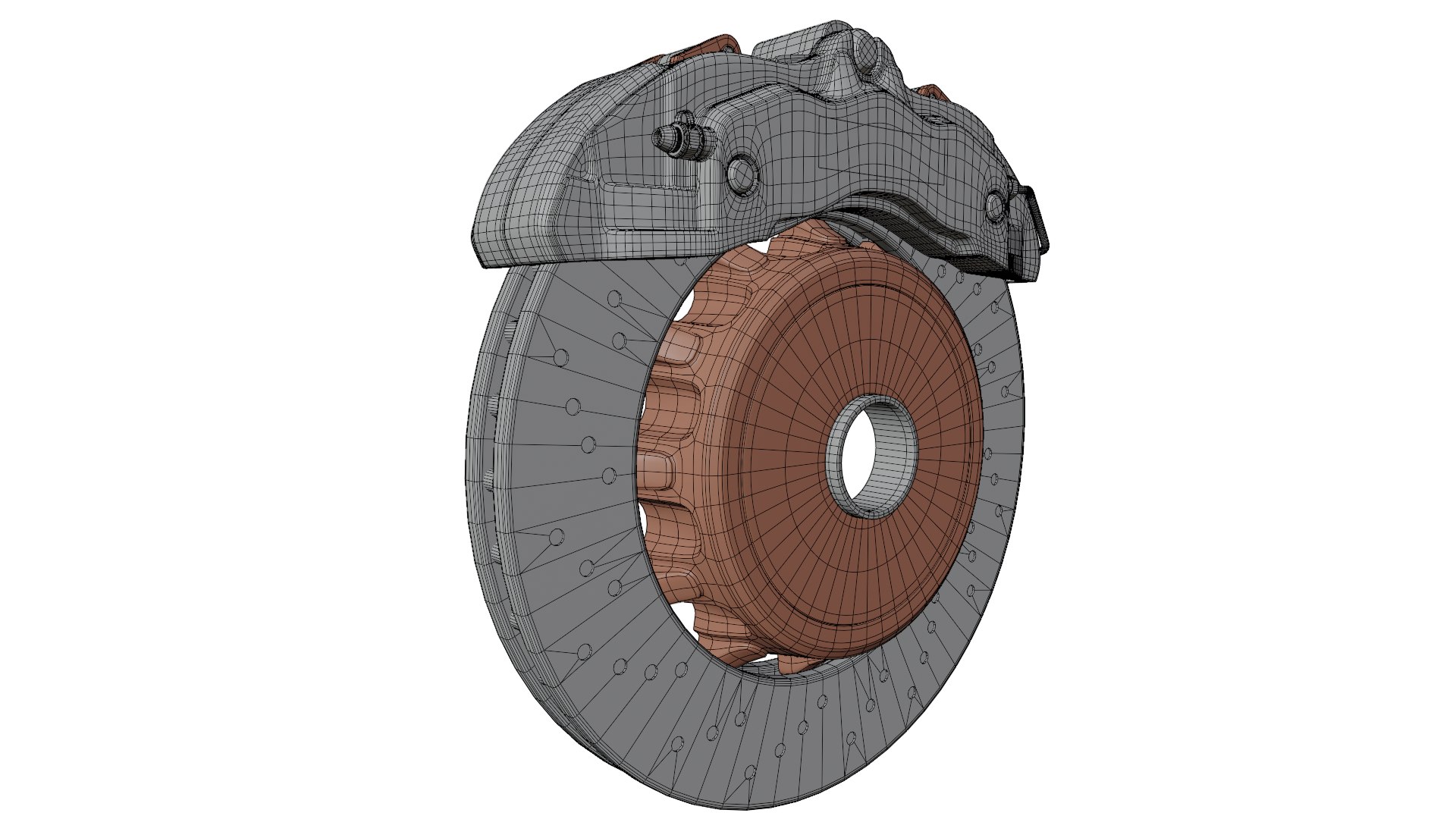 Brake Caliper 3D Model - TurboSquid 2249809