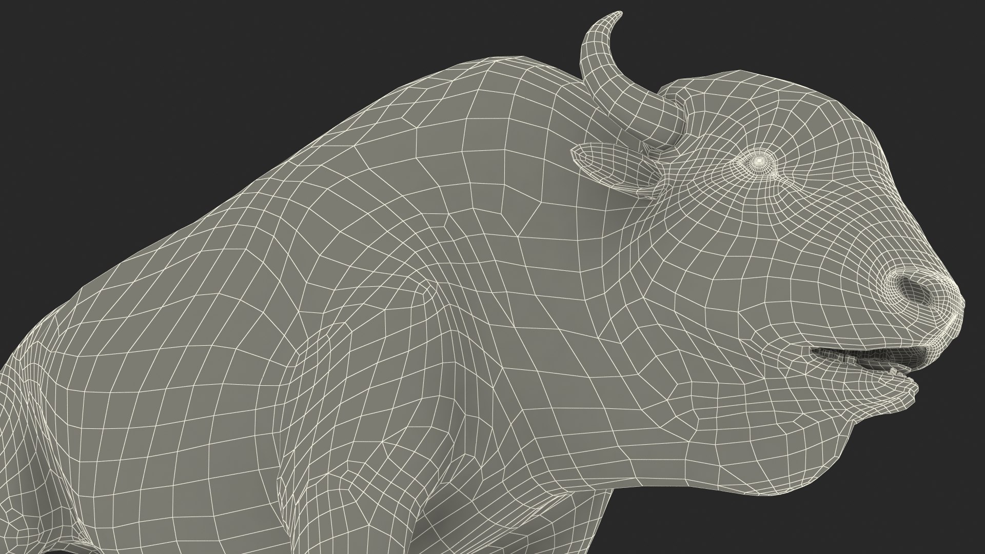 3D North American Bison With Fur - TurboSquid 2130588