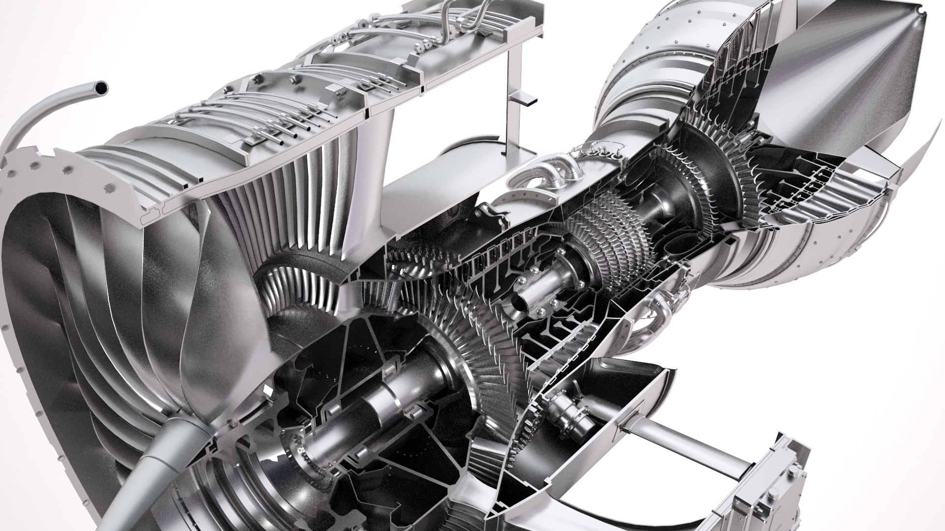 3D Jet Engine HD - TurboSquid 2090066