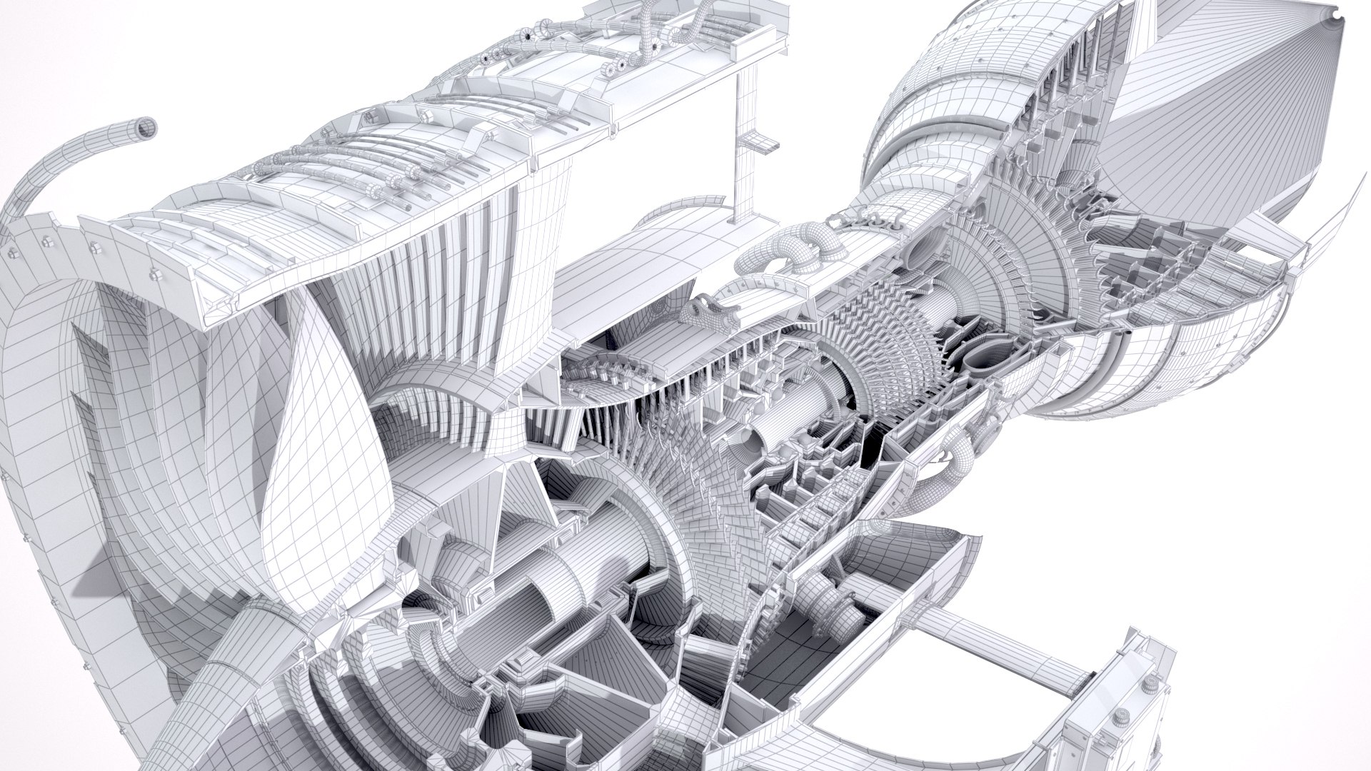 3D Jet Engine HD - TurboSquid 2090066