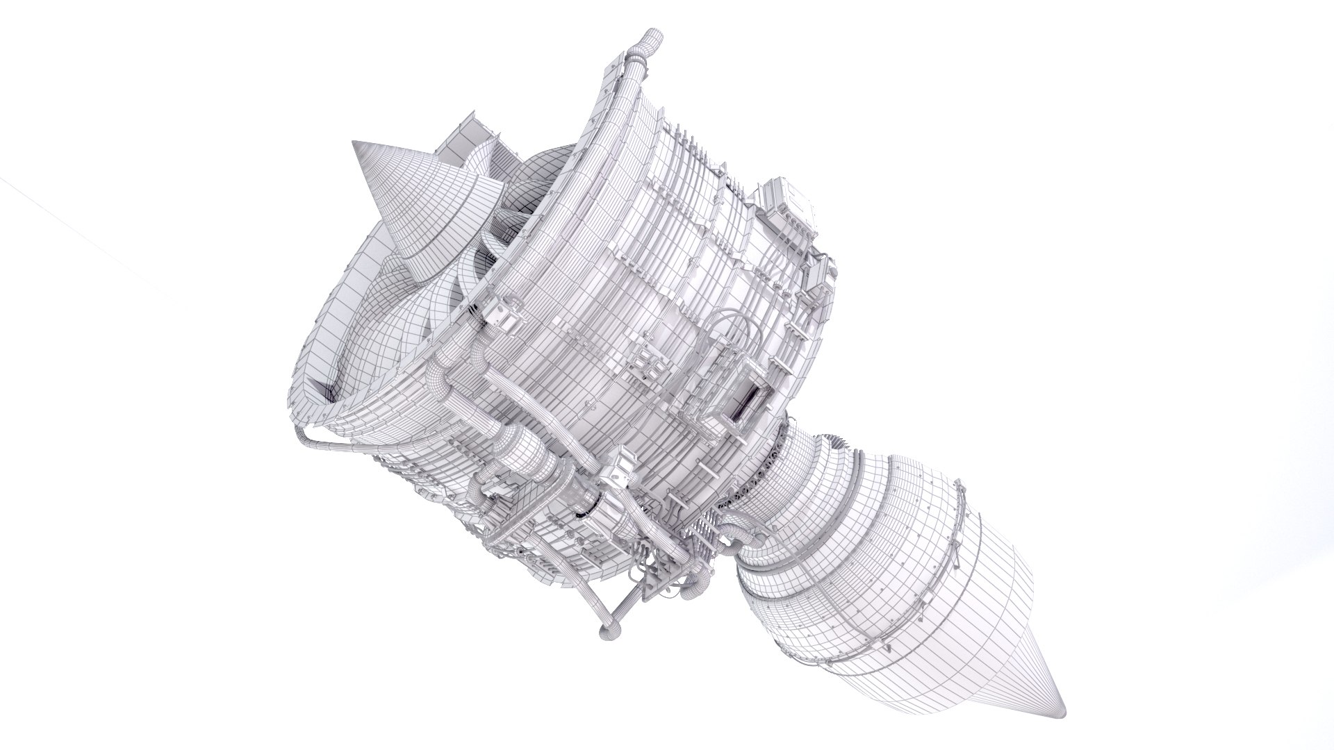3D Jet Engine HD - TurboSquid 2090066