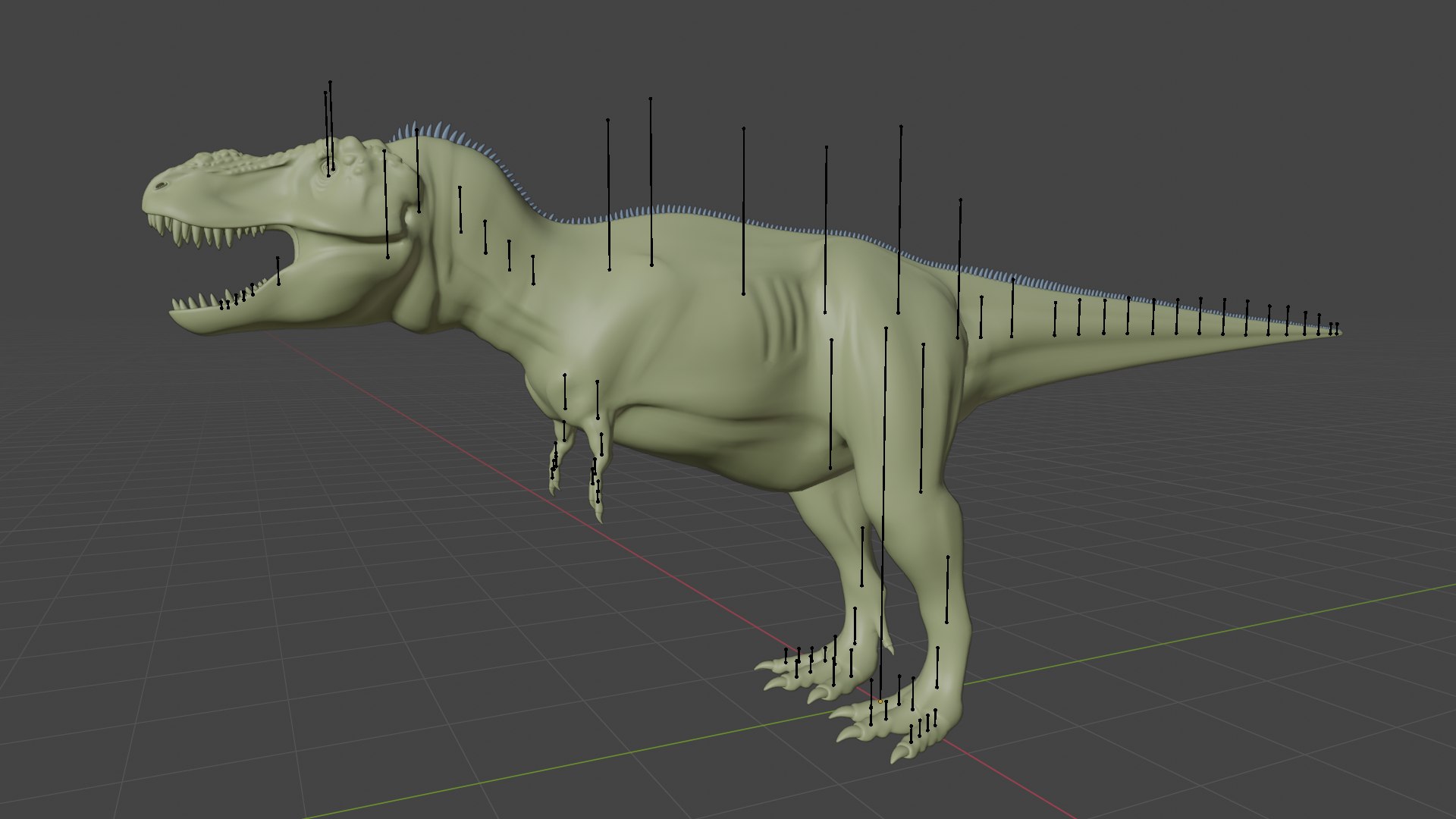 Tyrannosaurus Dinosaur 3D Model - TurboSquid 2341745