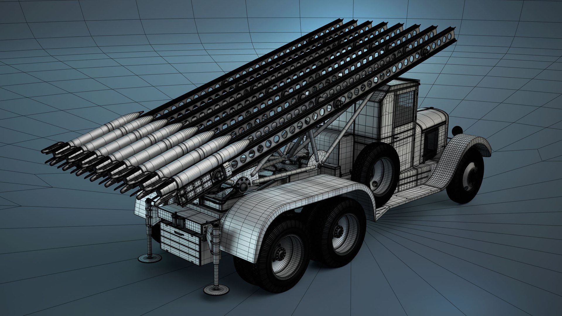 BM-13 Katyusha High-Poly 3D Model - TurboSquid 2197421