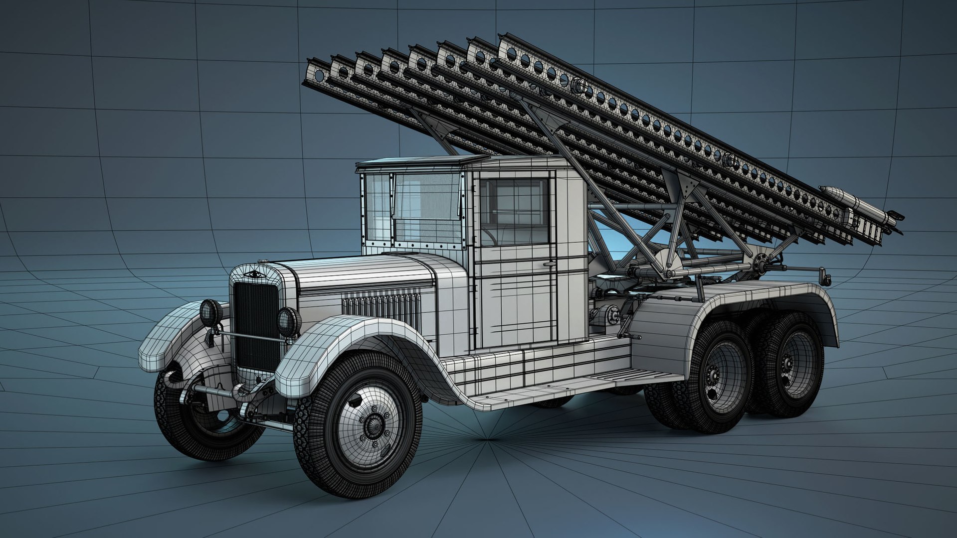 BM-13 Katyusha High-Poly 3D Model - TurboSquid 2197421