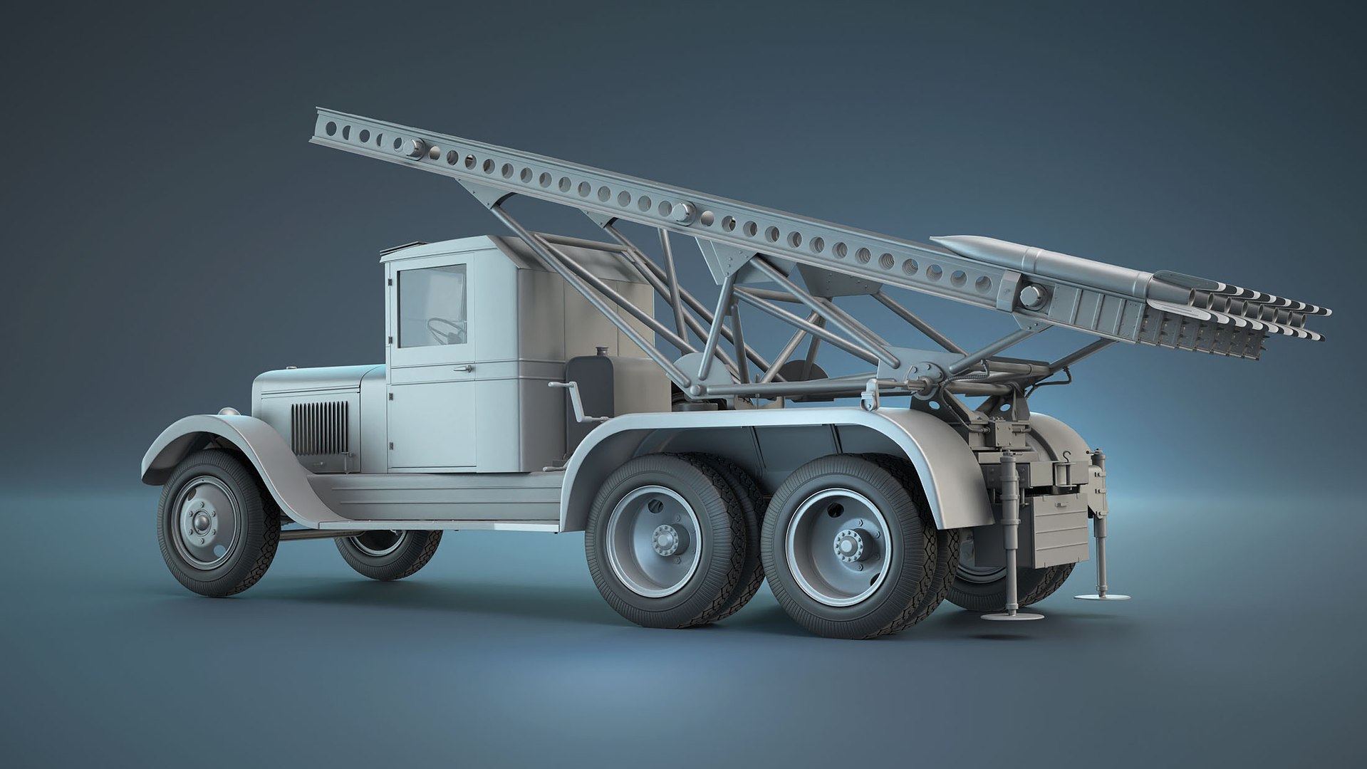 BM-13 Katyusha High-Poly 3D Model - TurboSquid 2197421