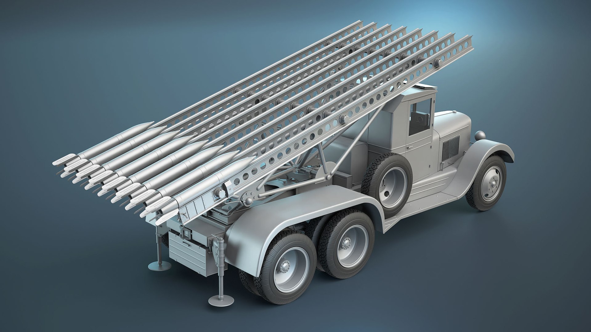 BM-13 Katyusha High-Poly 3D Model - TurboSquid 2197421