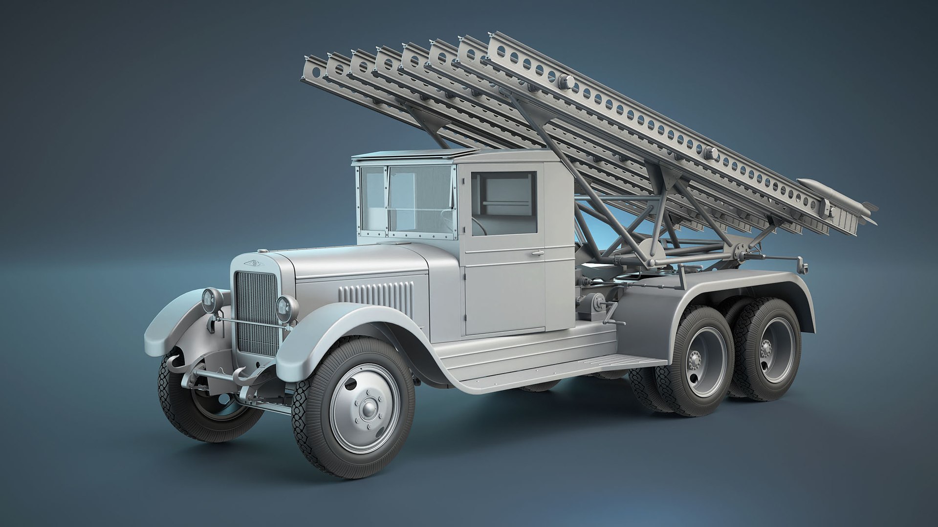 BM-13 Katyusha High-Poly 3D Model - TurboSquid 2197421