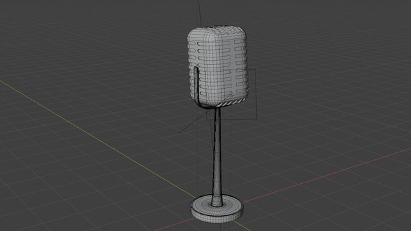 3D Old microphone - TurboSquid 2048623