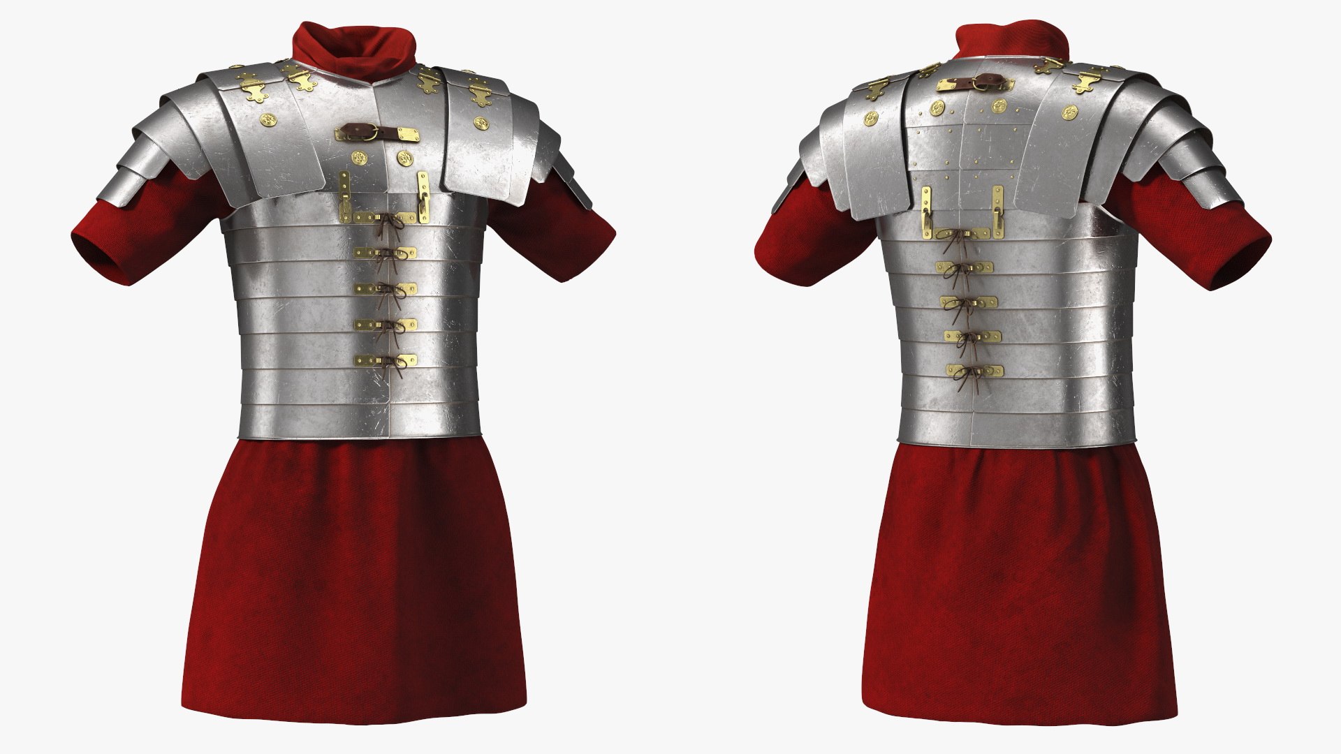 Roman Legionnaire Lorica Waist Armor Worn 3D Model - TurboSquid 1942342
