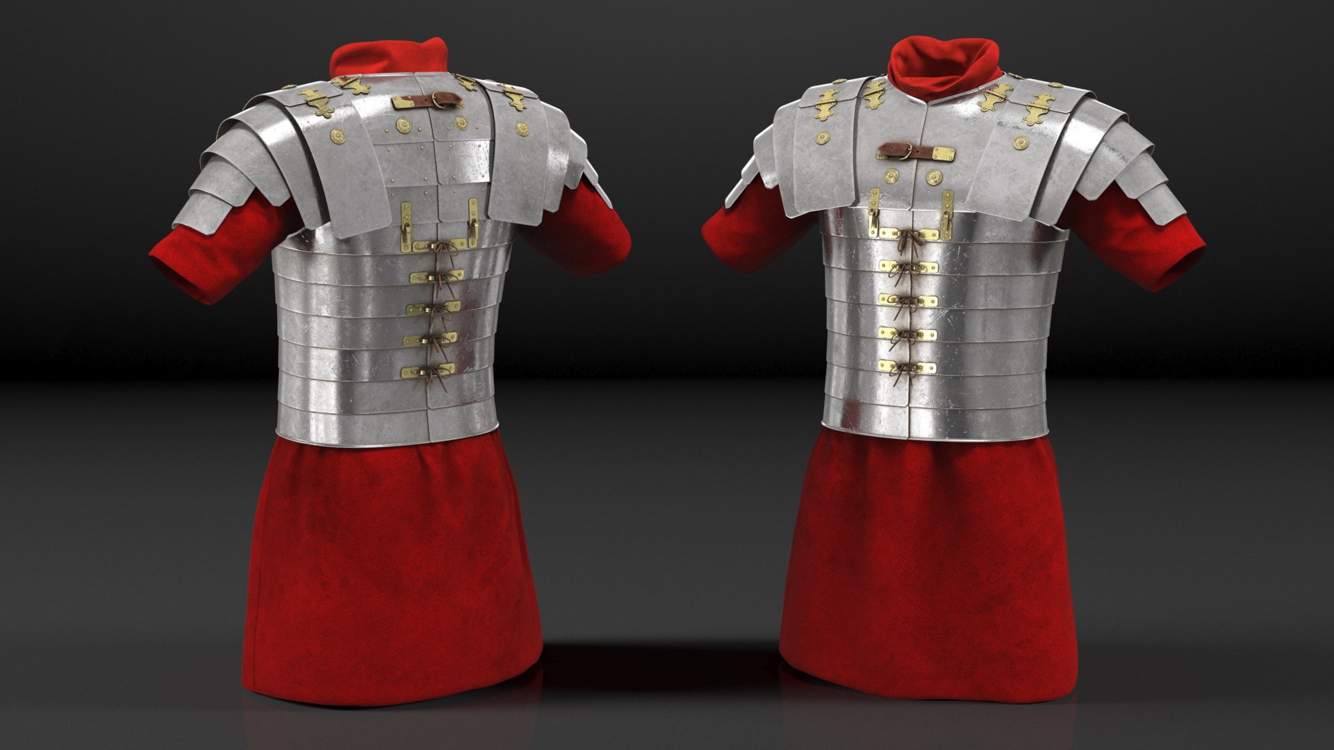 Roman Legionnaire Lorica Waist Armor Worn 3D Model - TurboSquid 1942342