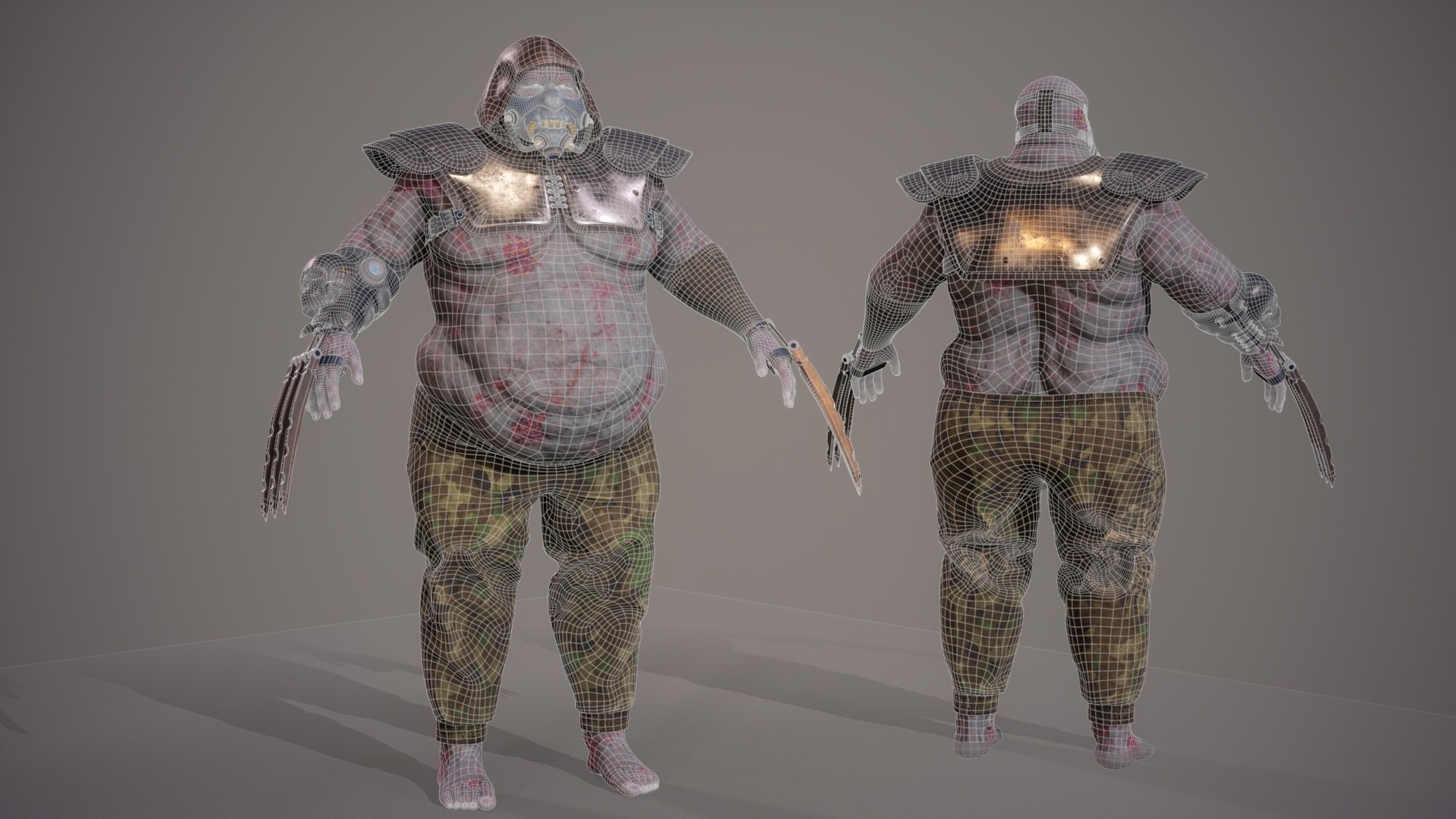 3D Cyber Zombies Rigged - TurboSquid 2148976