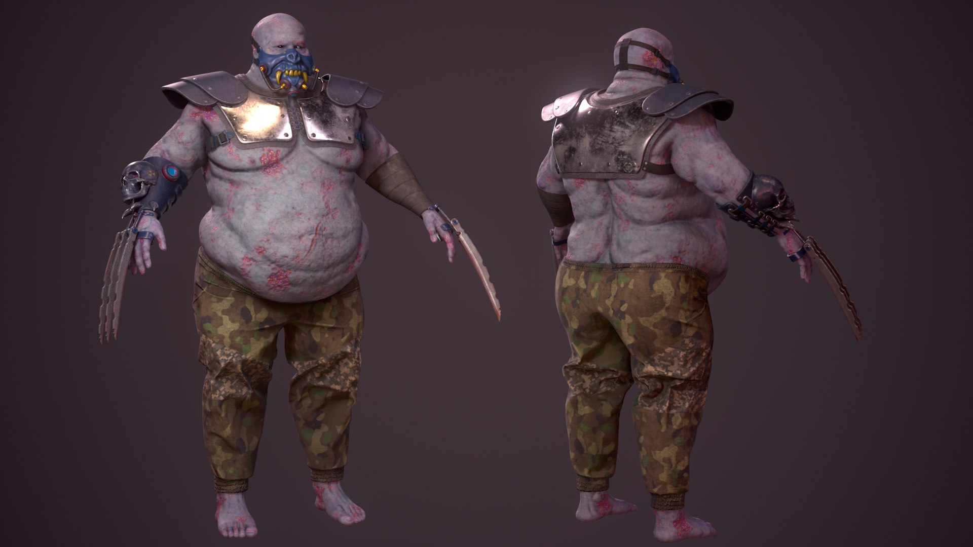 3D Cyber Zombies Rigged - TurboSquid 2148976