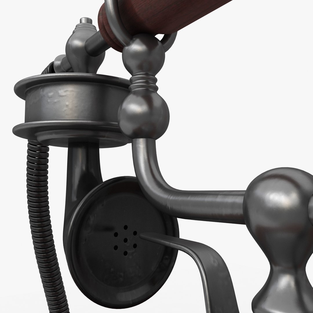 max realistic antique telephone